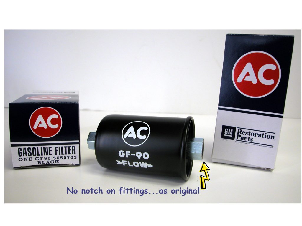 1963-1965 Corvette GF-90 Fuel Filter - Black - Corvette Specialties of ...