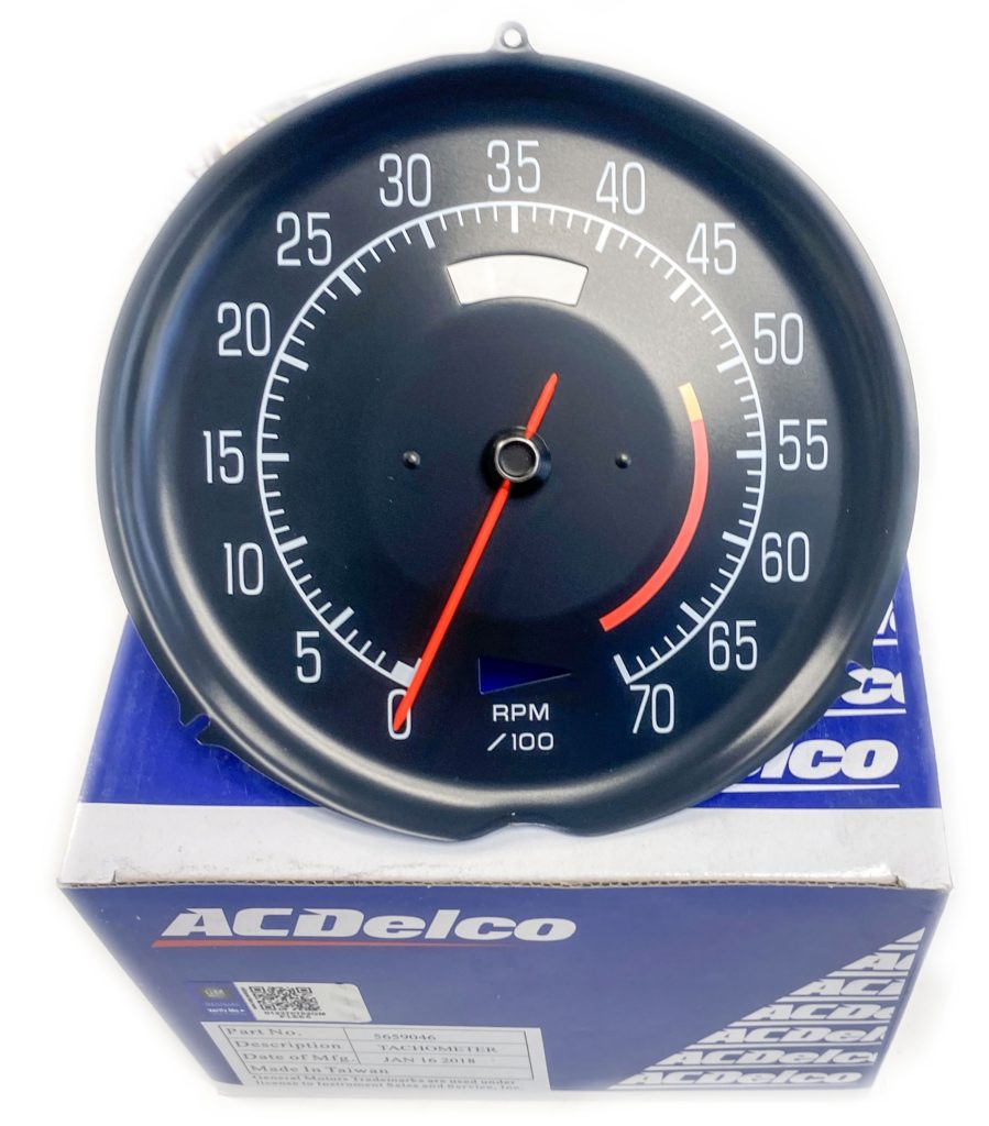 1975-1977 Corvette Electronic Tachometer Assy - 5300 Redline