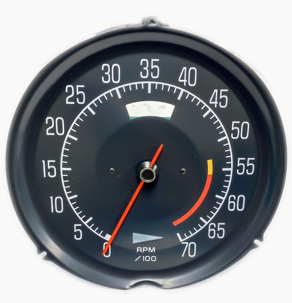 1975-1977 Corvette Electronic Tachometer Assy - 5600 Redline
