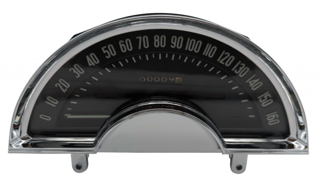 1959-1960 Corvette Restored Original Speedometer - White Lines